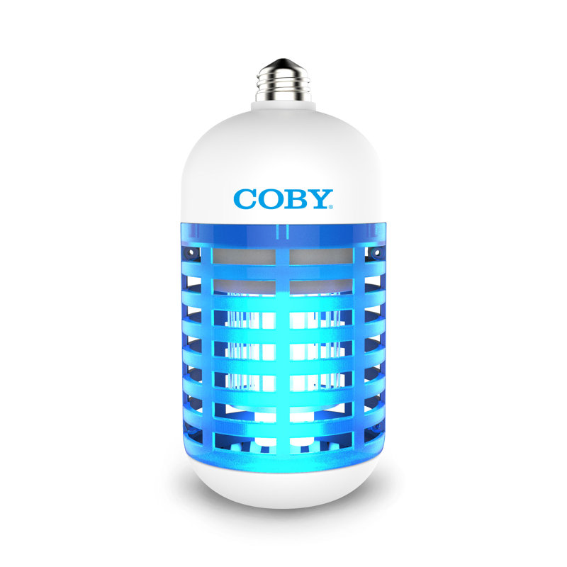 COBY Indoor Bug Zapper Bulb 5W 1100V Covers 500 Sq Ft White CBZ5J6 Wayfair